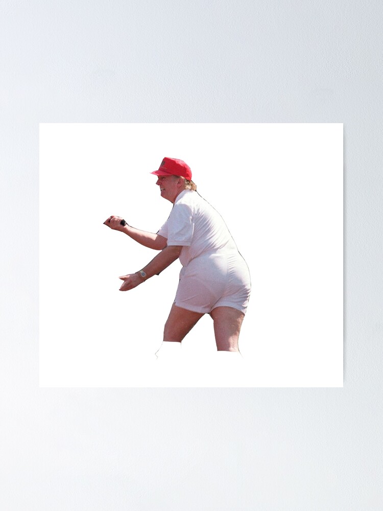 "Thicc Trump" Poster by RallyGrote | Redbubble