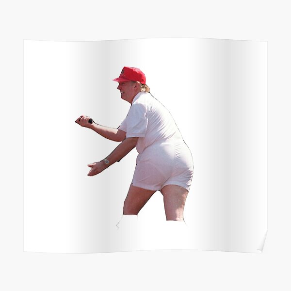 "Thicc Trump" Poster by RallyGrote | Redbubble