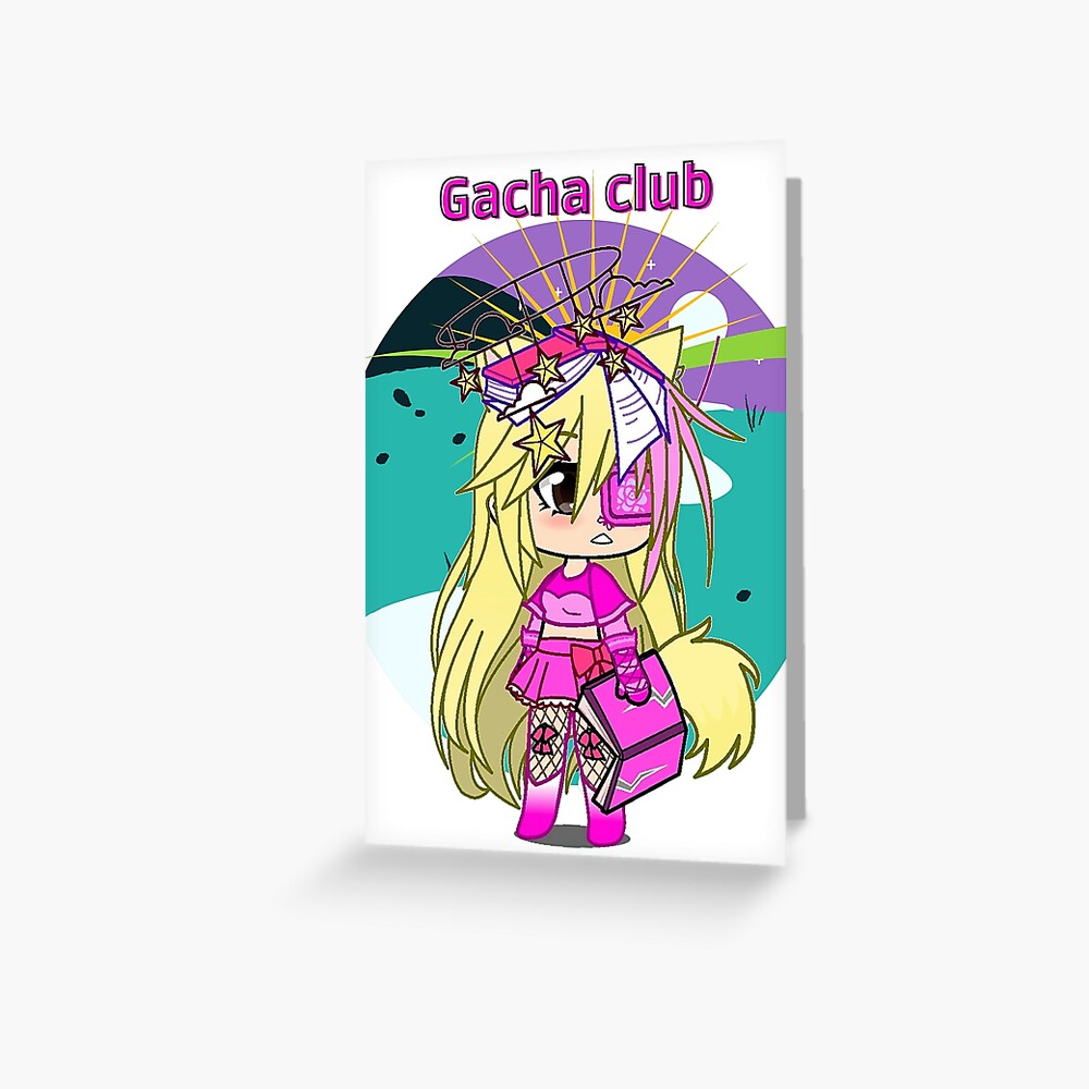 "Beautiful girl Gacha club girl games." Greeting Card for Sale by ...