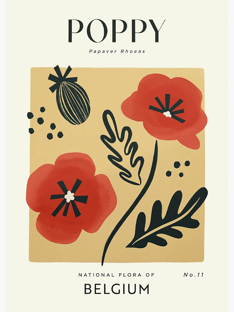 "POPPY papaver rhoeas" Sticker for Sale by sebastian347 | Redbubble
