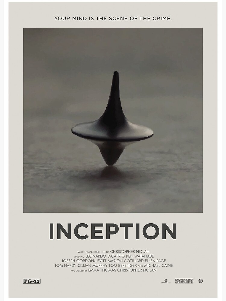 Minimalist Movie Posters Inception