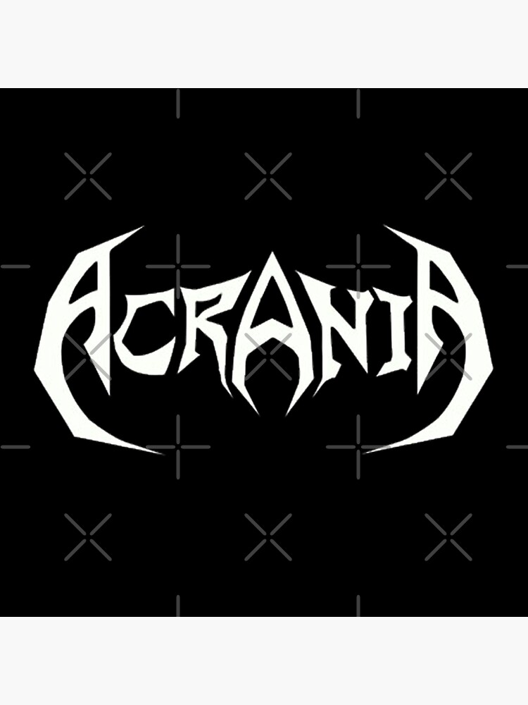"acrania best art logo" Poster for Sale by malstufym | Redbubble