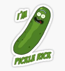 Pickle Rick: Stickers | Redbubble