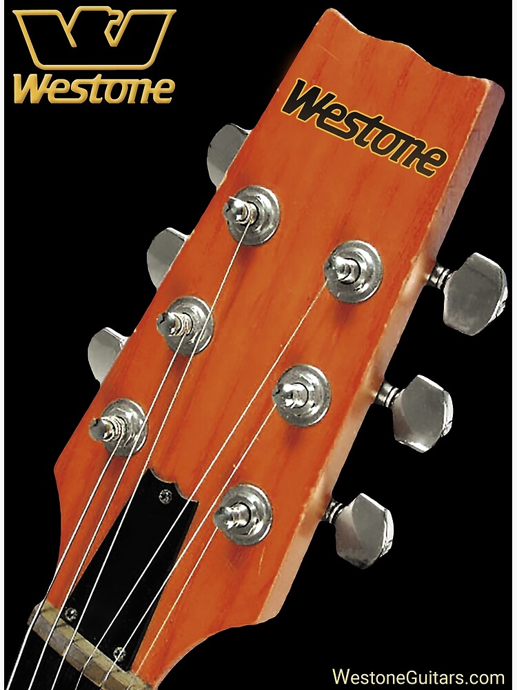 Westone Guitar Logo Vtg 80s WESTONE GUITARS & BASSES MAGAZINE AD PAGE