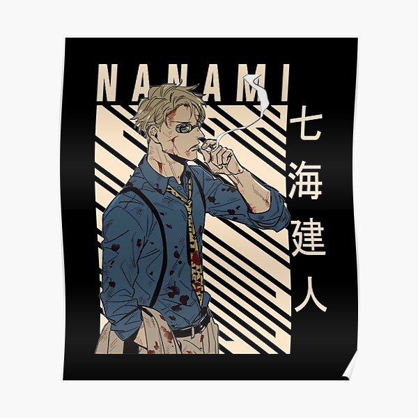Nanami Kento Jujutsu Kaisen Poster Von Ime Art Redbubble