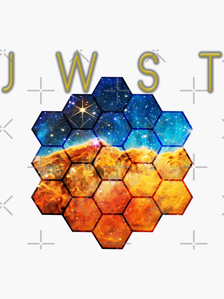 "James Webb Space Telescope - JWST Logo" Sticker for Sale by LunaChx ...