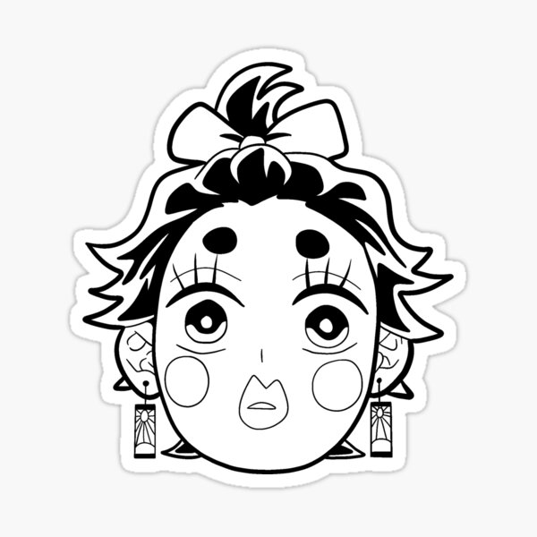 "Demon Slayer Tanjiro Sumiko" Sticker for Sale by xKuchisabishi | Redbubble
