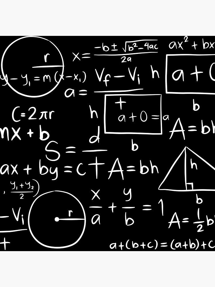 "Math Formula Cheat Sheet" Sticker for Sale by GemsAnatomy | Redbubble