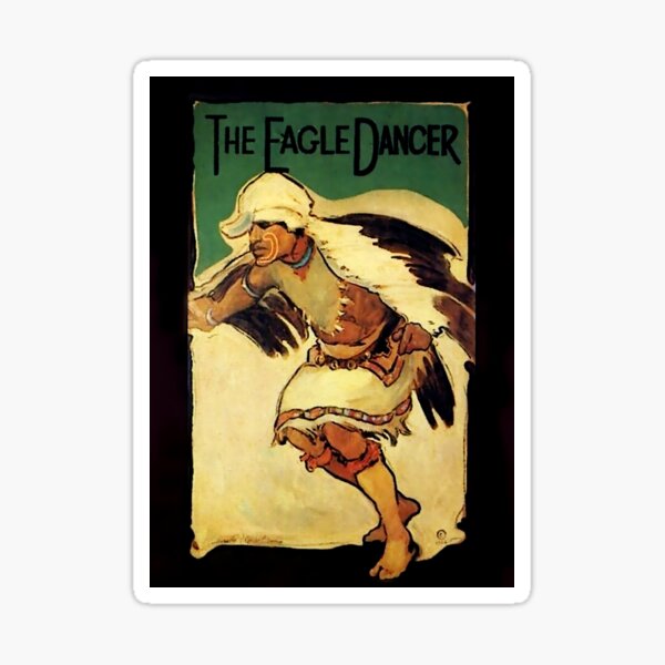 Eagle Dancer” Western Art by Gerald Cassidy" Sticker for Sale by ...