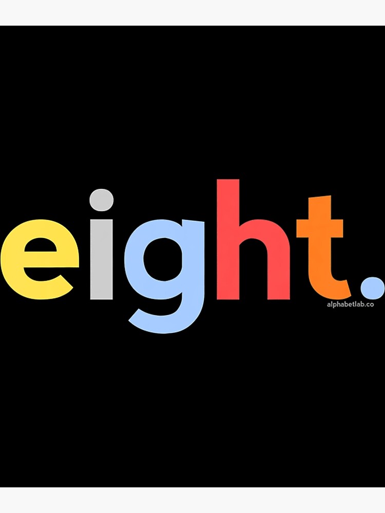 Póster «Camiseta de 8.º cumpleaños para niños, niño de 8 años, ocho ...