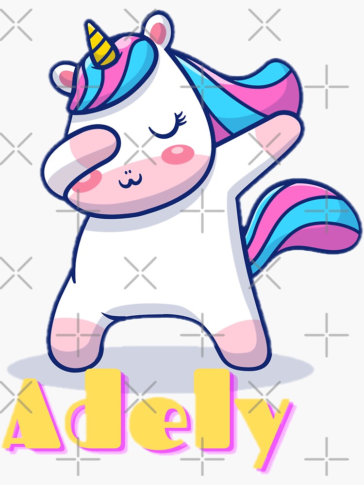 "Adley" Sticker for Sale by mrdesigner2266 | Redbubble