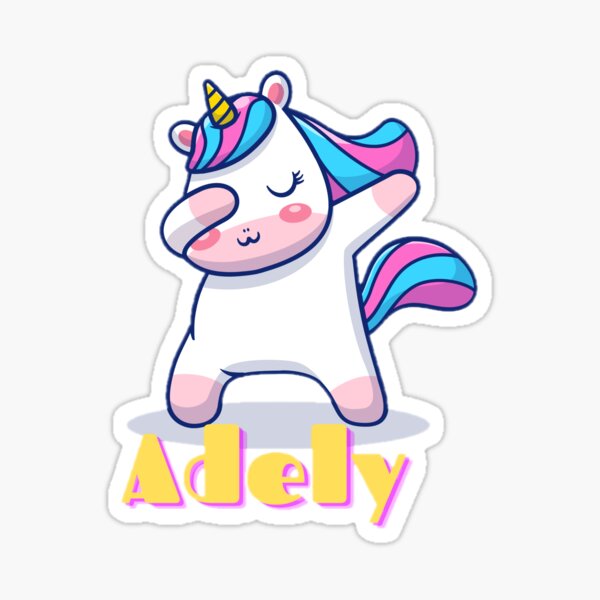 "Adley" Sticker for Sale by mrdesigner2266 | Redbubble