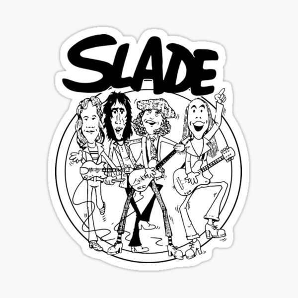 "Slade - Slade Fan Club" Sticker for Sale by D52Williams | Redbubble