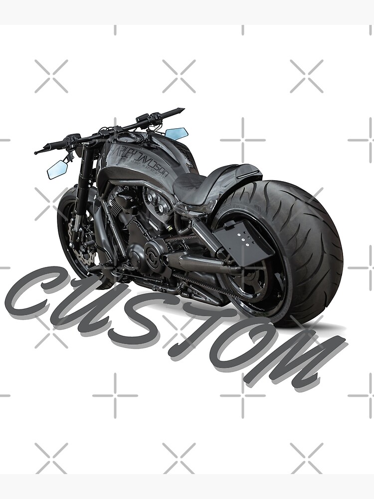 "Harley Davidson Custom" Poster for Sale by Rev-Style | Redbubble