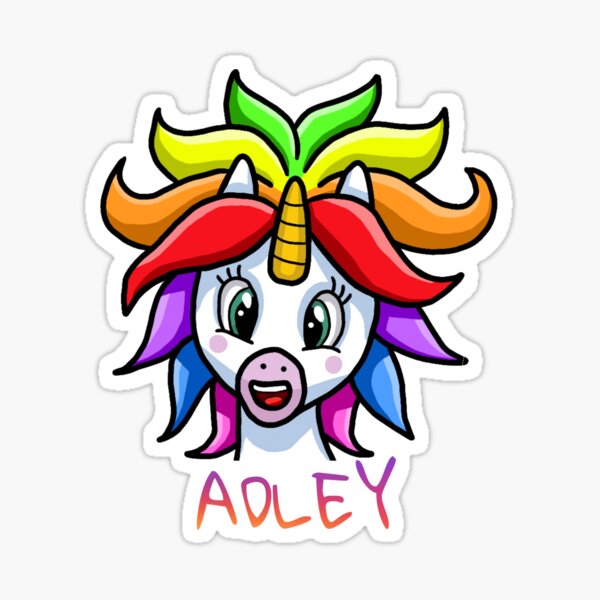 "Youtube A For Adley" Sticker for Sale by Vlaki | Redbubble