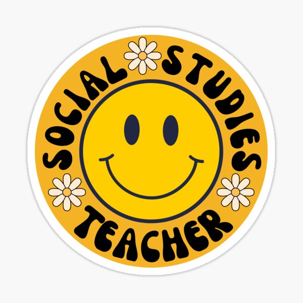 "Social Studies Teacher" Sticker for Sale by BronikowskiART | Redbubble