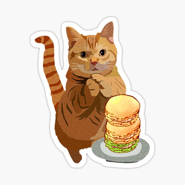 "Catto Neko" Sticker for Sale by Infinirish | Redbubble