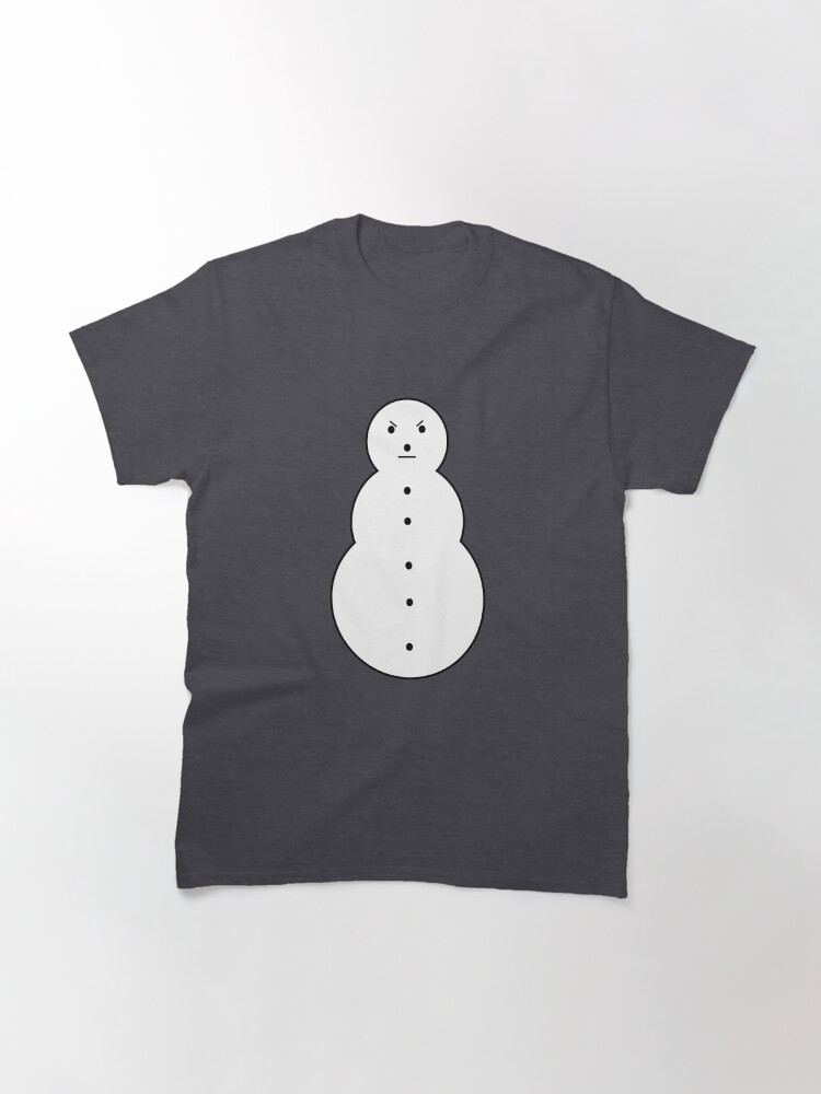Angry Snowman Jeezy Snowman Graphic Design For Shirts T-Shirt sold by ...
