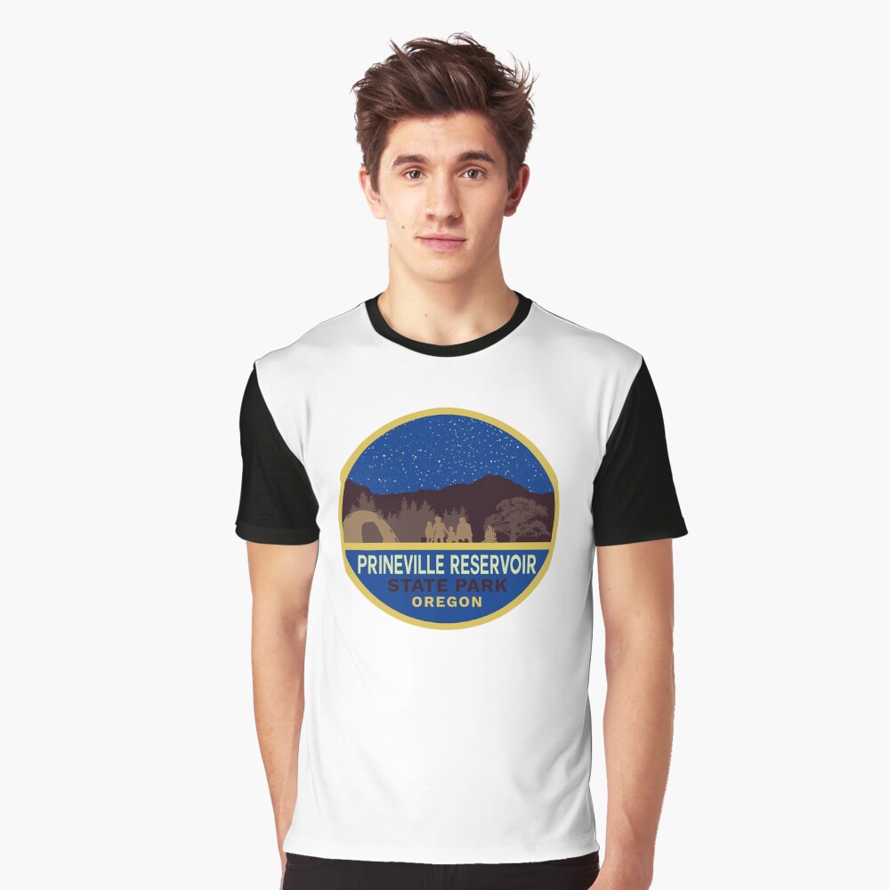 "Prineville Reservoir State Park Night Sky Logo" Sticker for Sale by ...