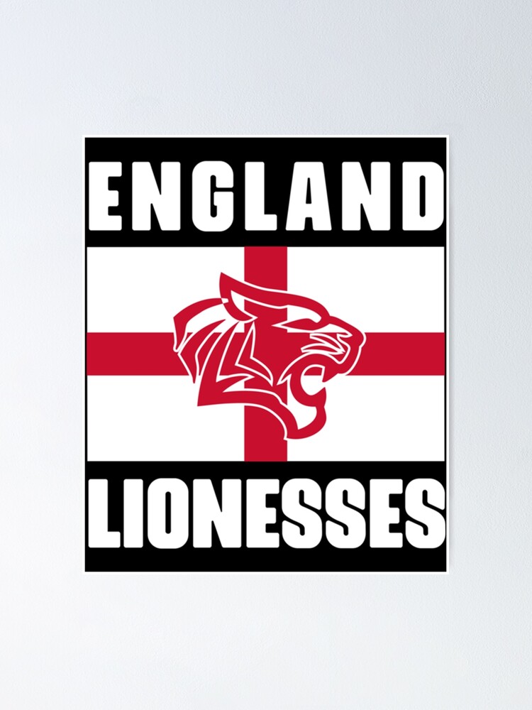 "England Lionesses - England Womens Senior Football Team" Poster for ...