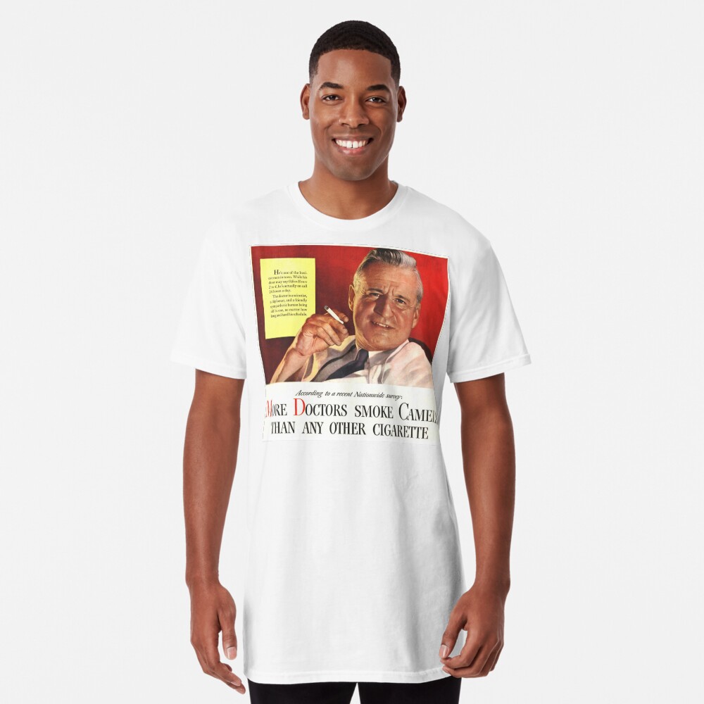 "Vintage Camels Doctor Smoking Cigarette Advert" Sticker for Sale by ...