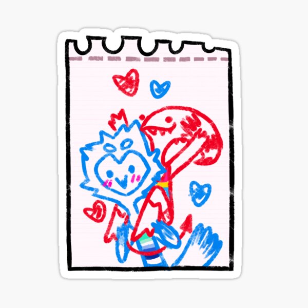 "Stolitz pride doodle" Sticker for Sale by Alienali-Art | Redbubble