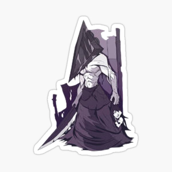 "The Pyramid Head" Sticker for Sale by JustArtForFans | Redbubble