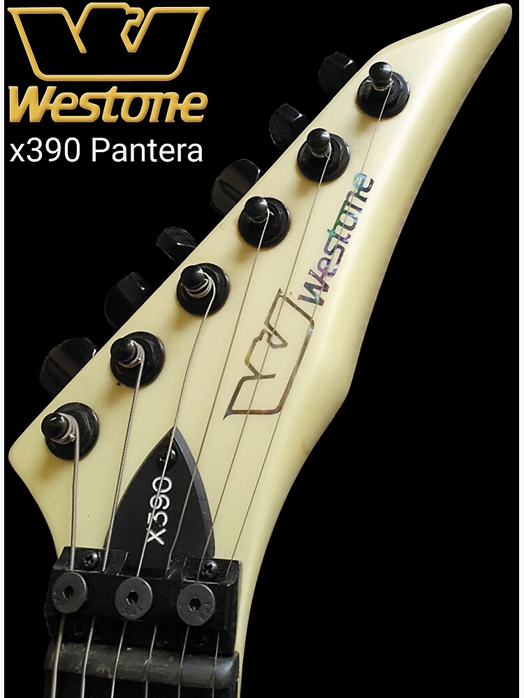 "Westone guitars X390 Pantera headstock logo" Art Print for Sale by ...
