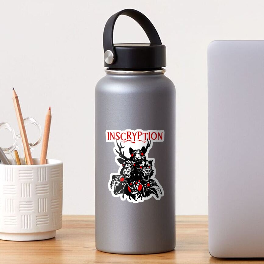 "Totems with Inscryption logo" Sticker for Sale by Davision3d | Redbubble