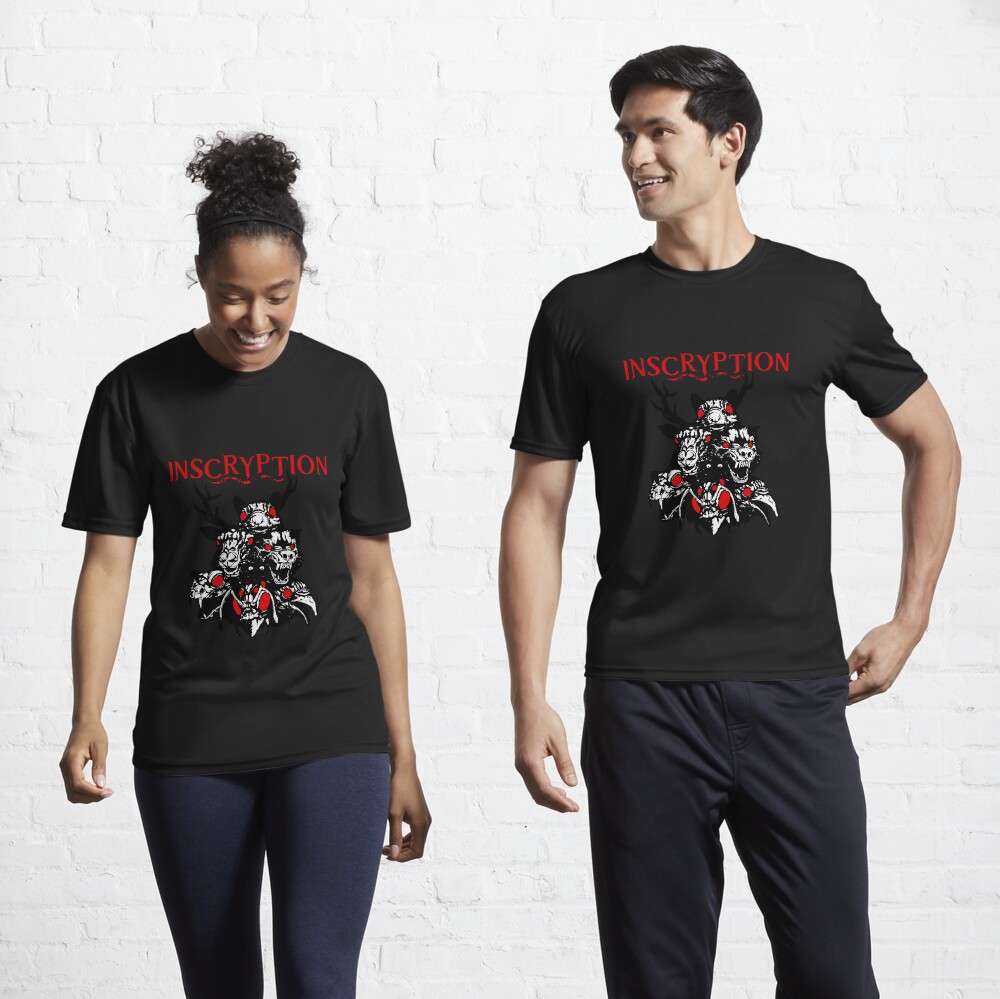 "Totems with Inscryption logo" Sticker by Davision3d | Redbubble