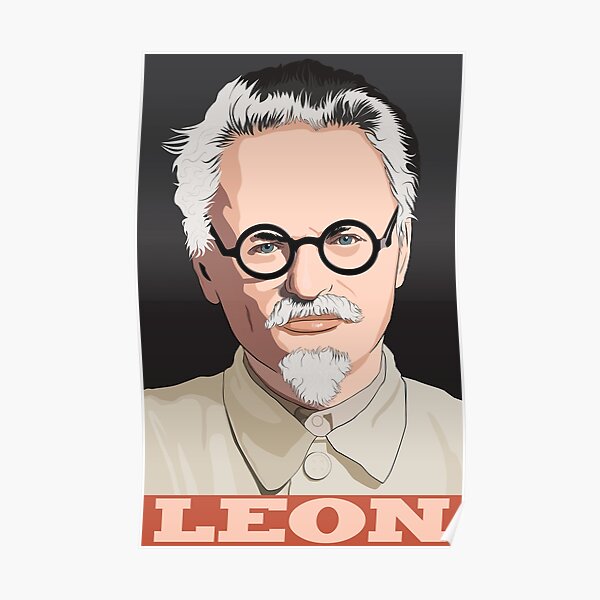"Leon Trotsky portrait" Poster for Sale by RangedLeft | Redbubble