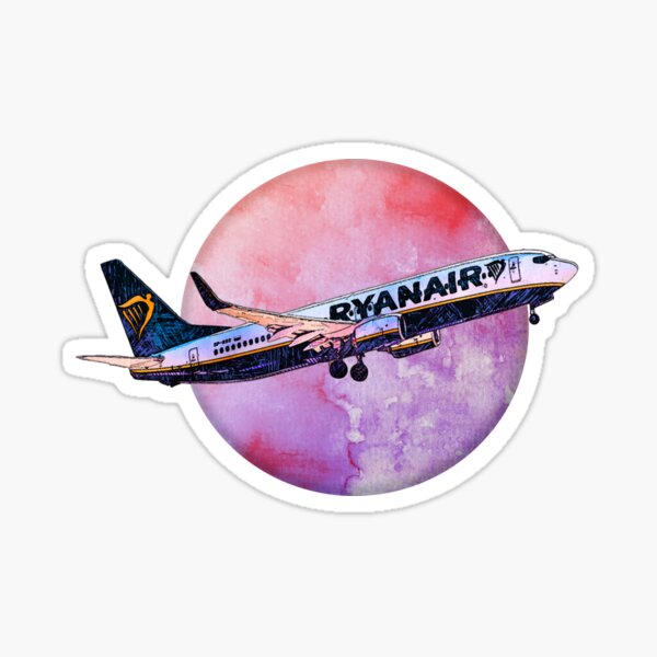 "Ryanair Airline/ Flight Attendant/ Pilot" Sticker for Sale by ...