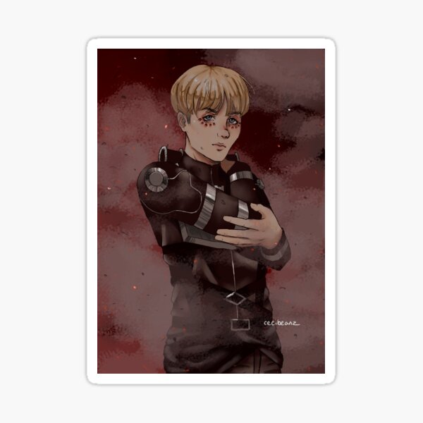 "s4 armin" Sticker for Sale by cecibeanz | Redbubble