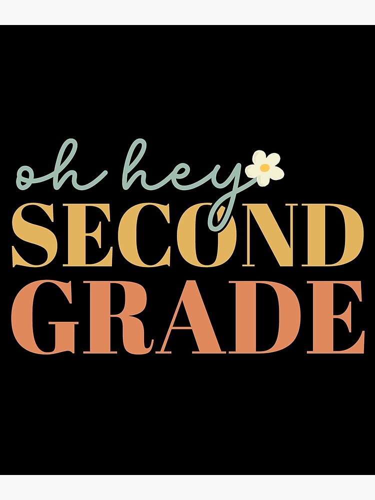 Lámina fotográfica «Oh, hola, segundo grado, regreso a la escuela para ...