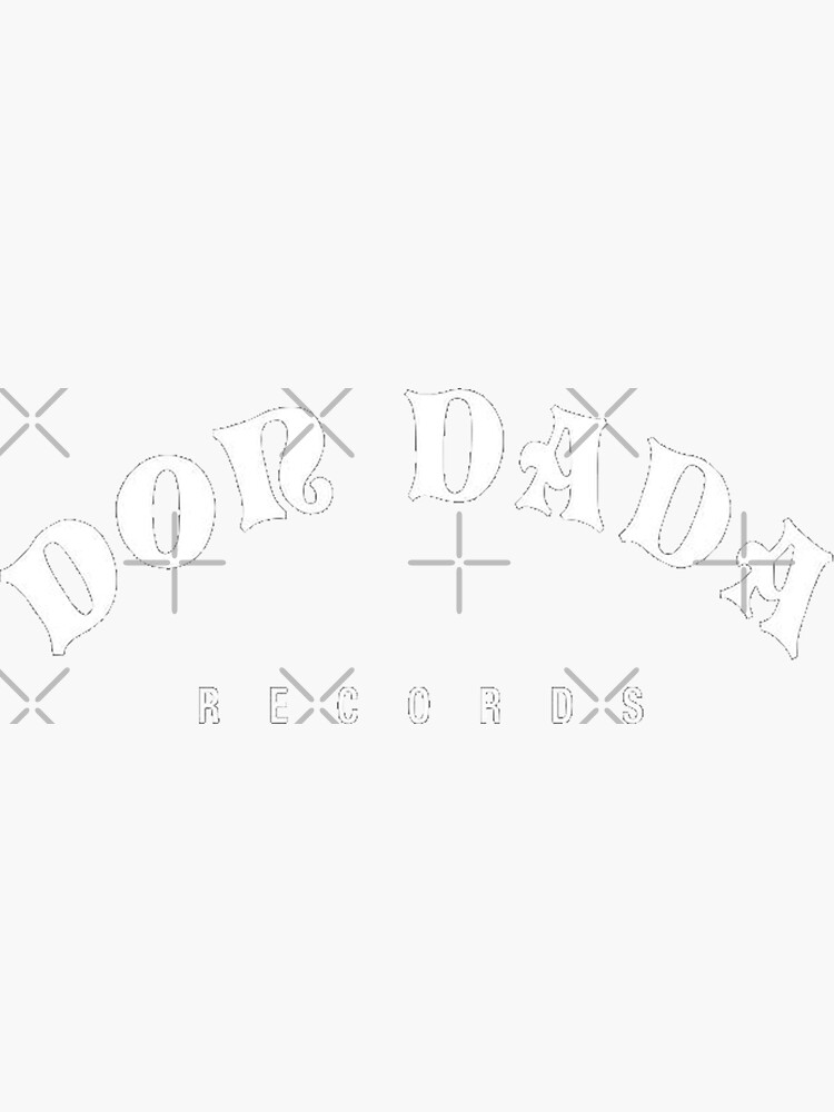 "don dada records" Sticker for Sale by ZIRO-MIKA-ART | Redbubble