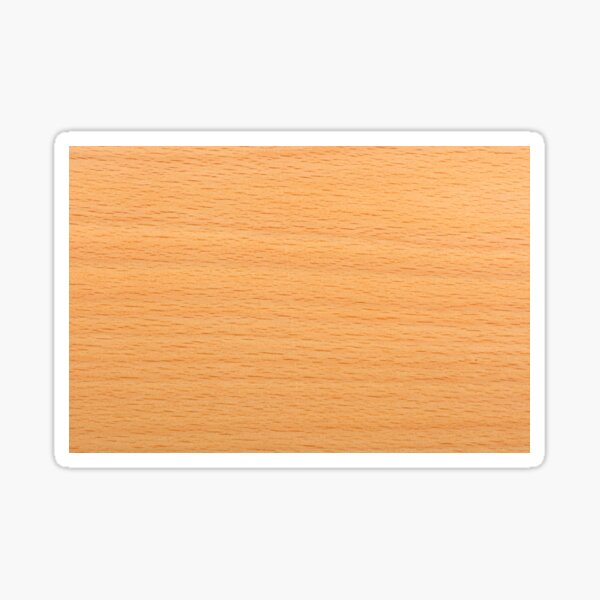 "Unsteamed Beech Wood Grain" Sticker for Sale by PaperElement | Redbubble