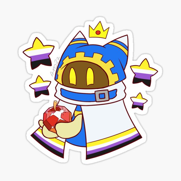 "Nonbinary Pride Magolor" Sticker for Sale by Nova54 | Redbubble