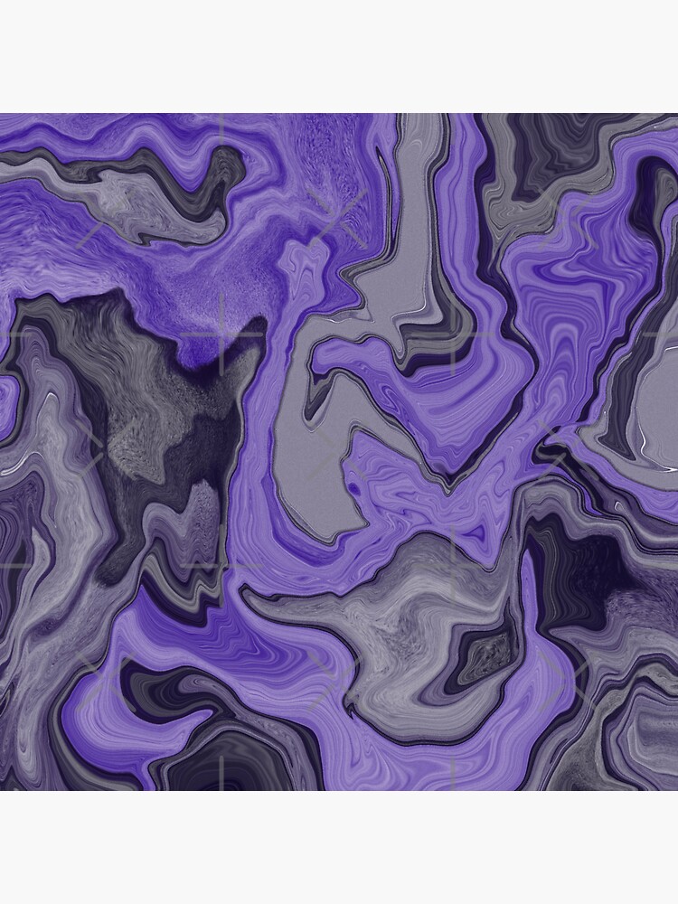 "Lavender Violet and Grey Trippy Liquid Art Liquid Drip | StokedUpArt ...