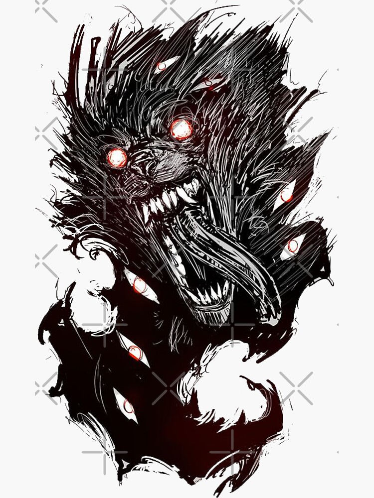 Pegatina «Logotipo de Alucard de Hellsing Anime Wolf» de adammv20 ...