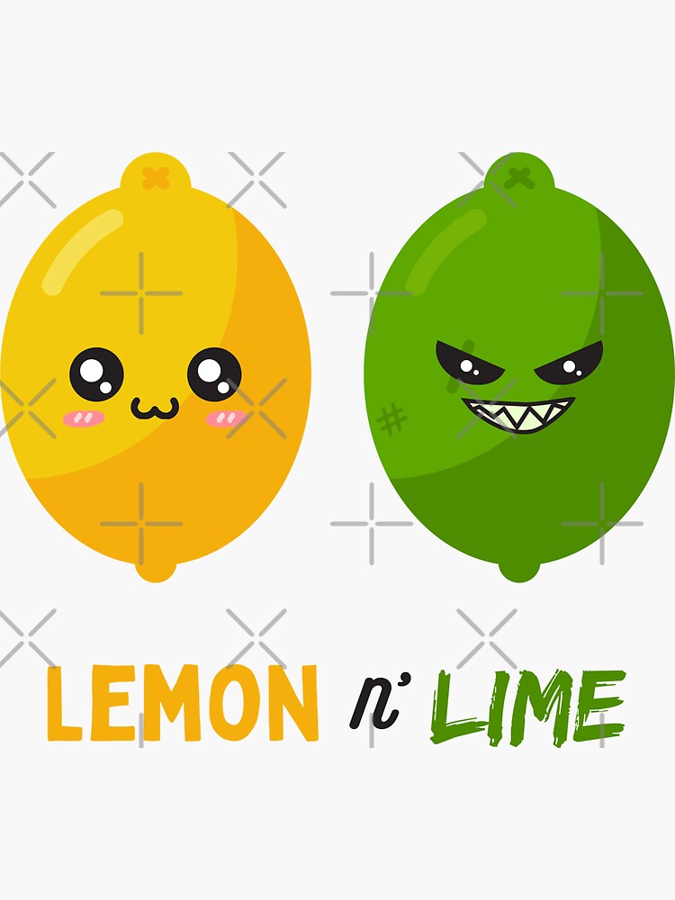 "Lemon n' Lime" Sticker for Sale by elzeecrafts | Redbubble