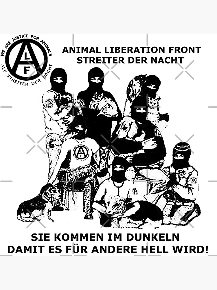 "Animal Liberation Front" Sticker for Sale by Ringogalaxy | Redbubble