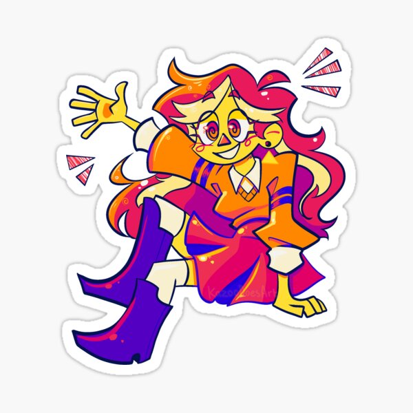 "Colorful Kazoo Waving" Sticker for Sale by KazooDoesArt | Redbubble