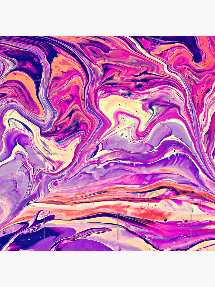"Shades of Violet and Pink Trippy Liquid Art | Multicolor Liquid Drip ...