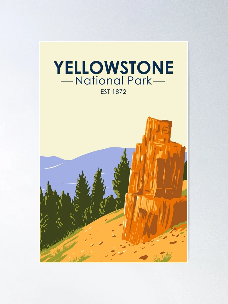 Bosque Petrificado Del Parque Nacional De Yellowstone Estados Unidos A