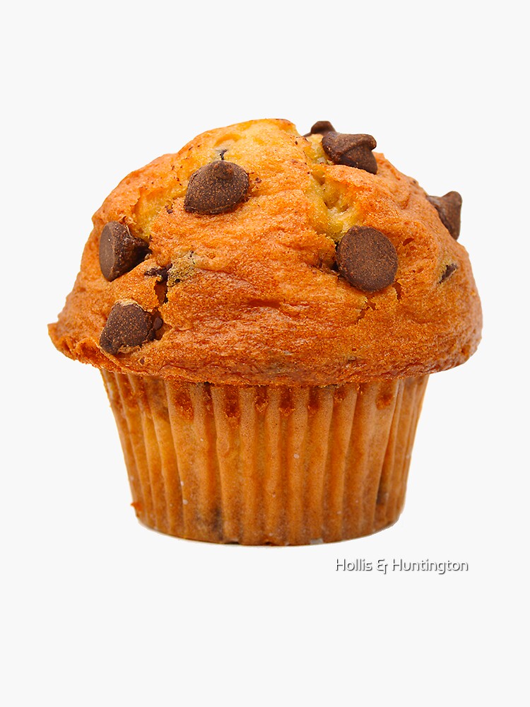 "Chocolate Chip Muffin" Sticker for Sale by abigailclairej | Redbubble