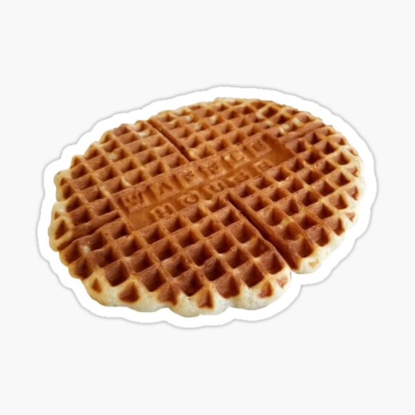 "Waffle" Sticker for Sale by abigailclairej | Redbubble