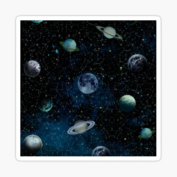 "Outer Space" Sticker for Sale by studioVII | Redbubble