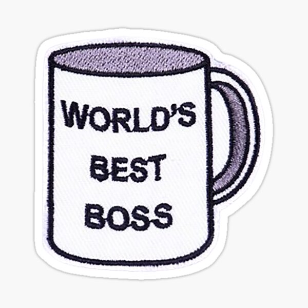 "World's Best Boss" Sticker for Sale by CraftySkill | Redbubble