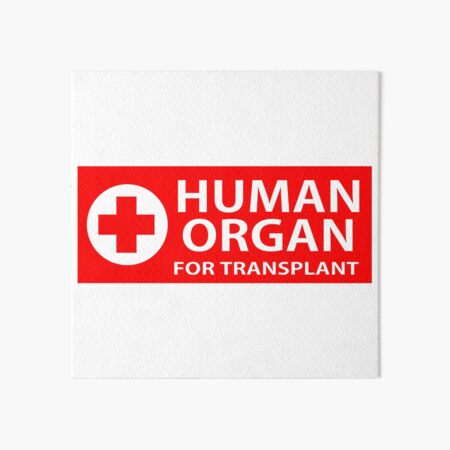 "Human Organ for transplant drawing" Art Board Print for Sale by ...