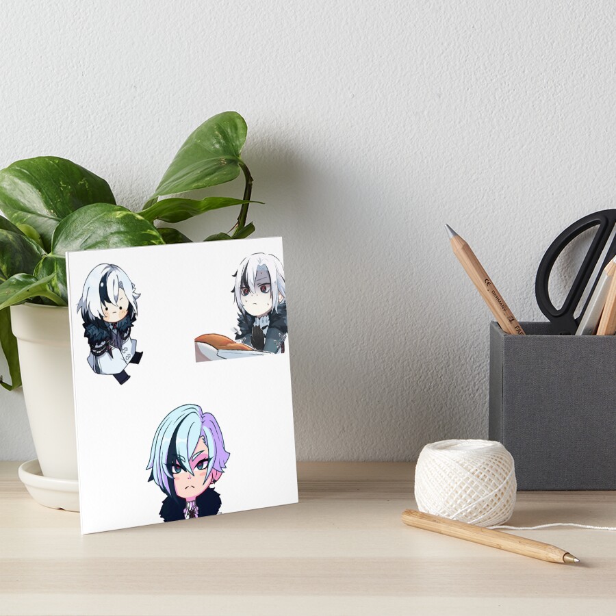 "Chibi Arlecchino Genshin Impact" Art Board Print for Sale by artwala74 ...